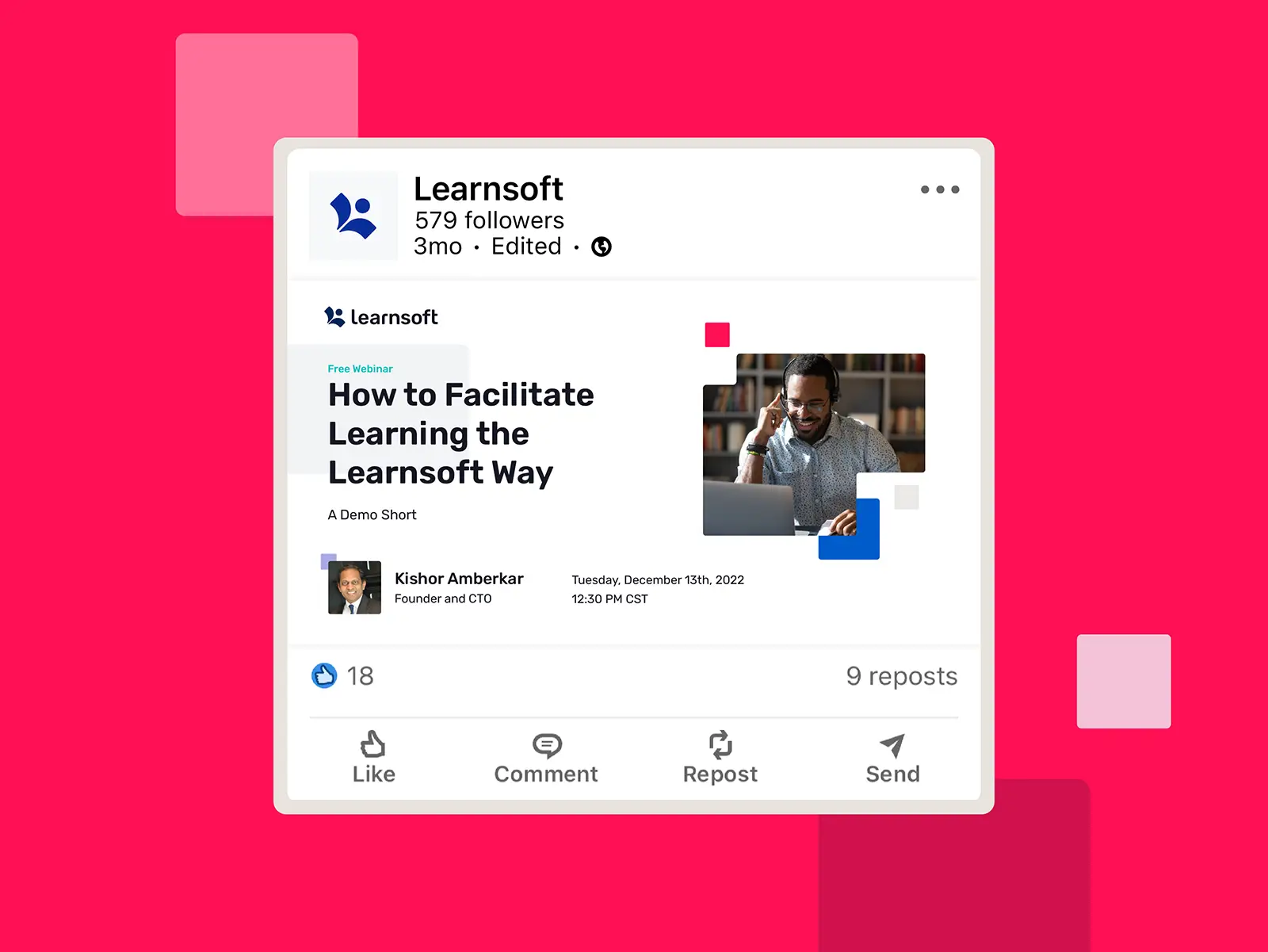 Learnsoft Social Media Tempaltes | Works