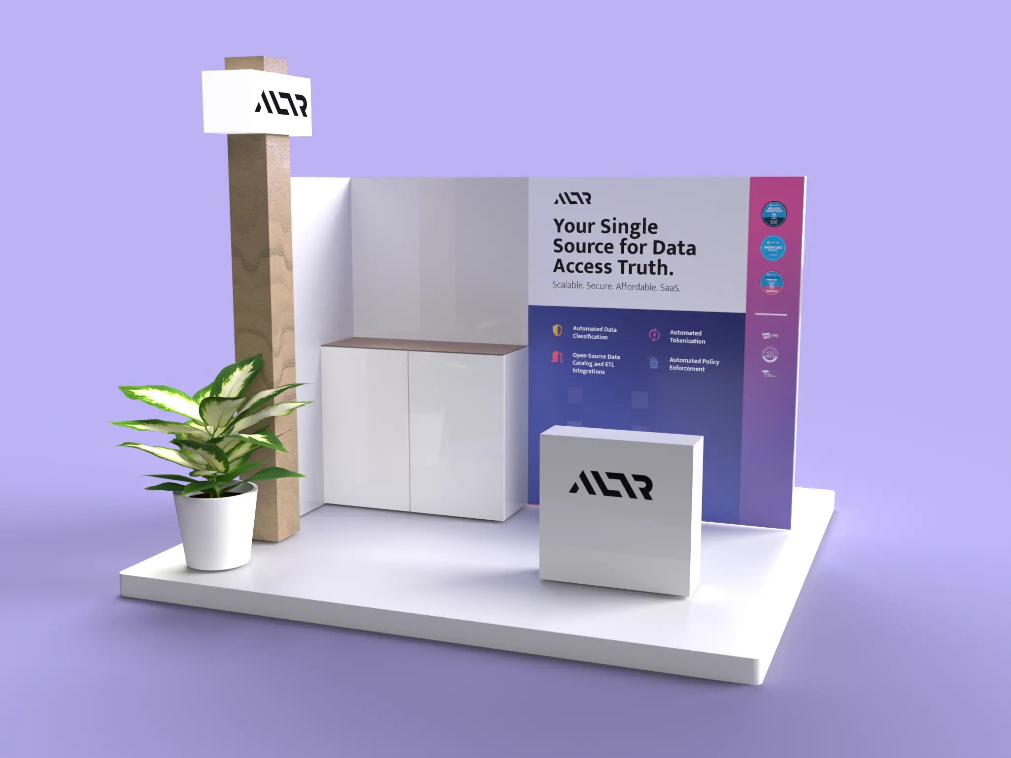 ALTR Snowflake Summit Booth | Works
