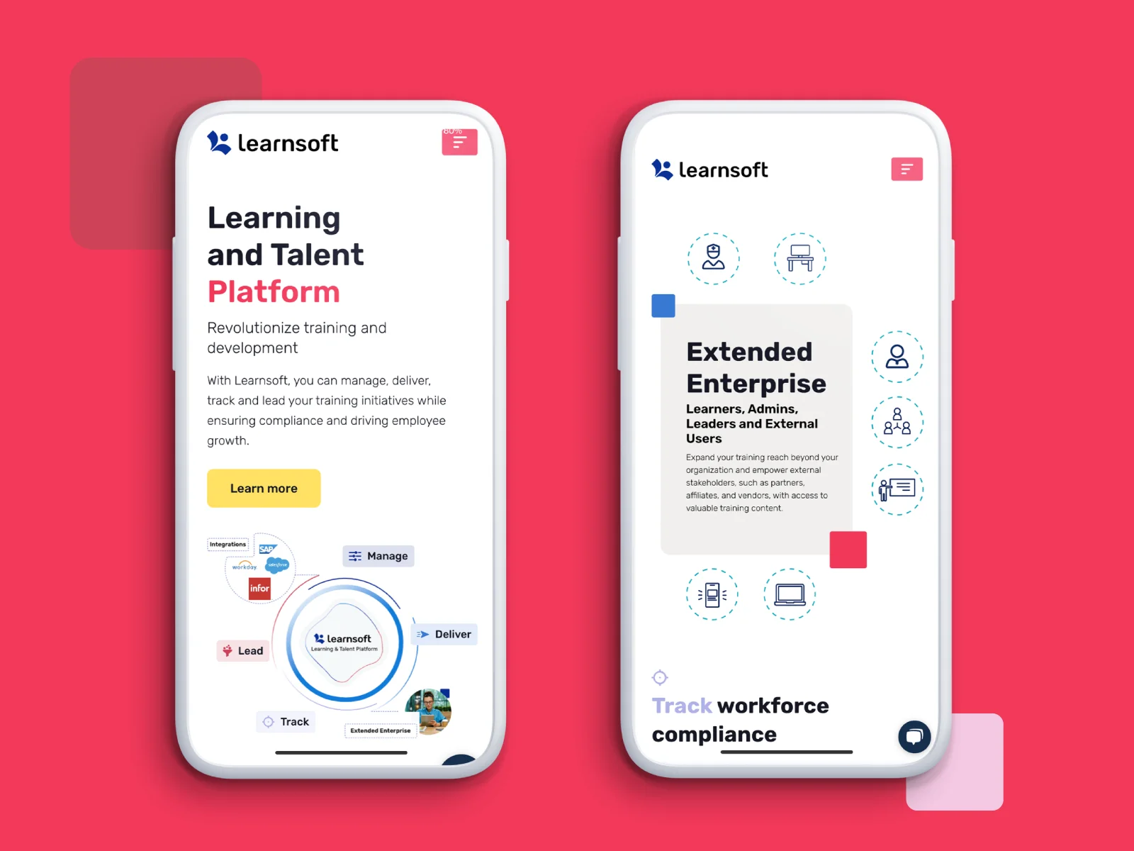 Learnsoft Platform Page | Works