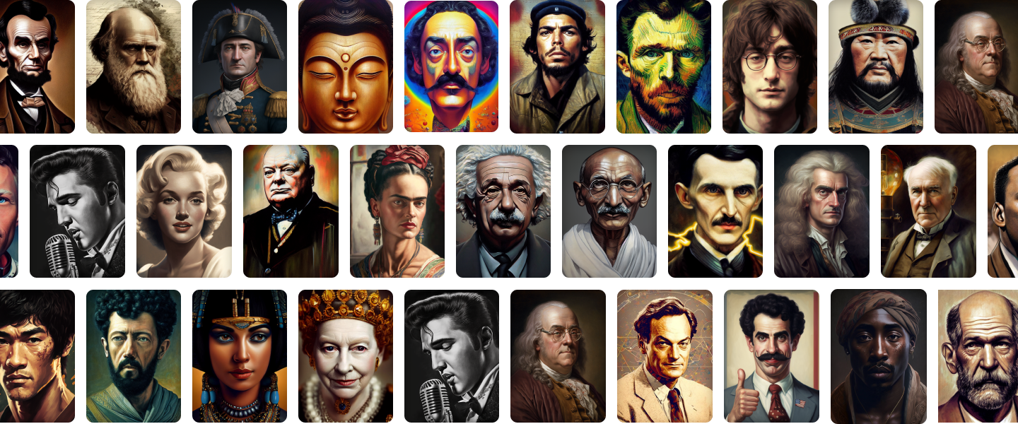 Hello History - Chat with AI Generated Historical Figures