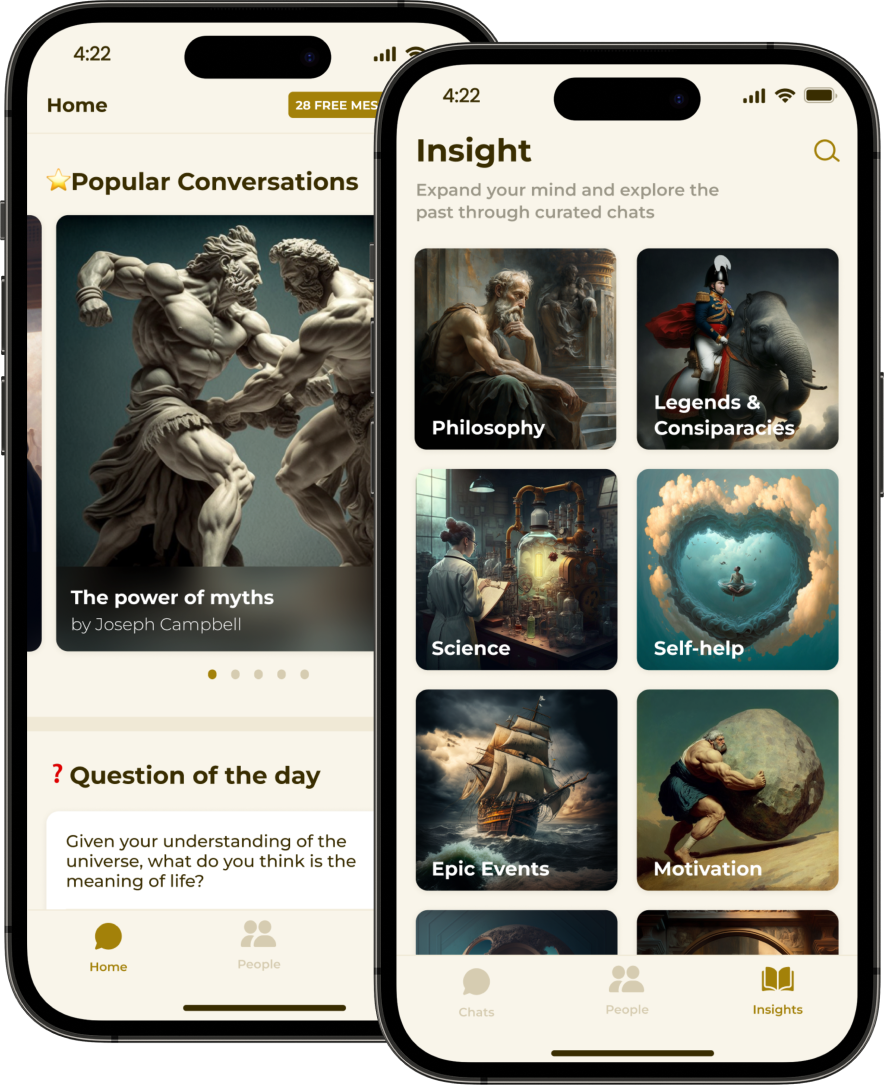 Hello History - Chat with AI Generated Historical Figures