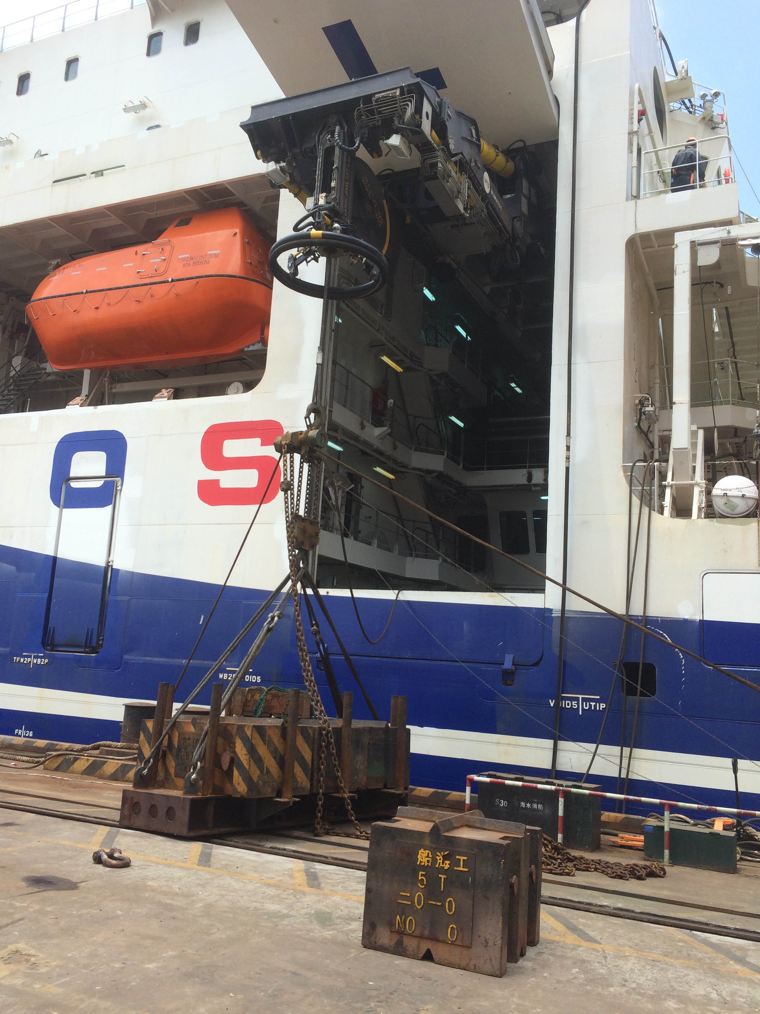 Overhead LARS - Subsea handling - Ulmatec