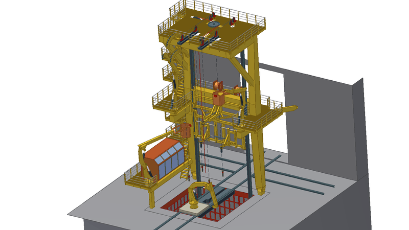 Module handling tower - Subsea handling - Ulmatec
