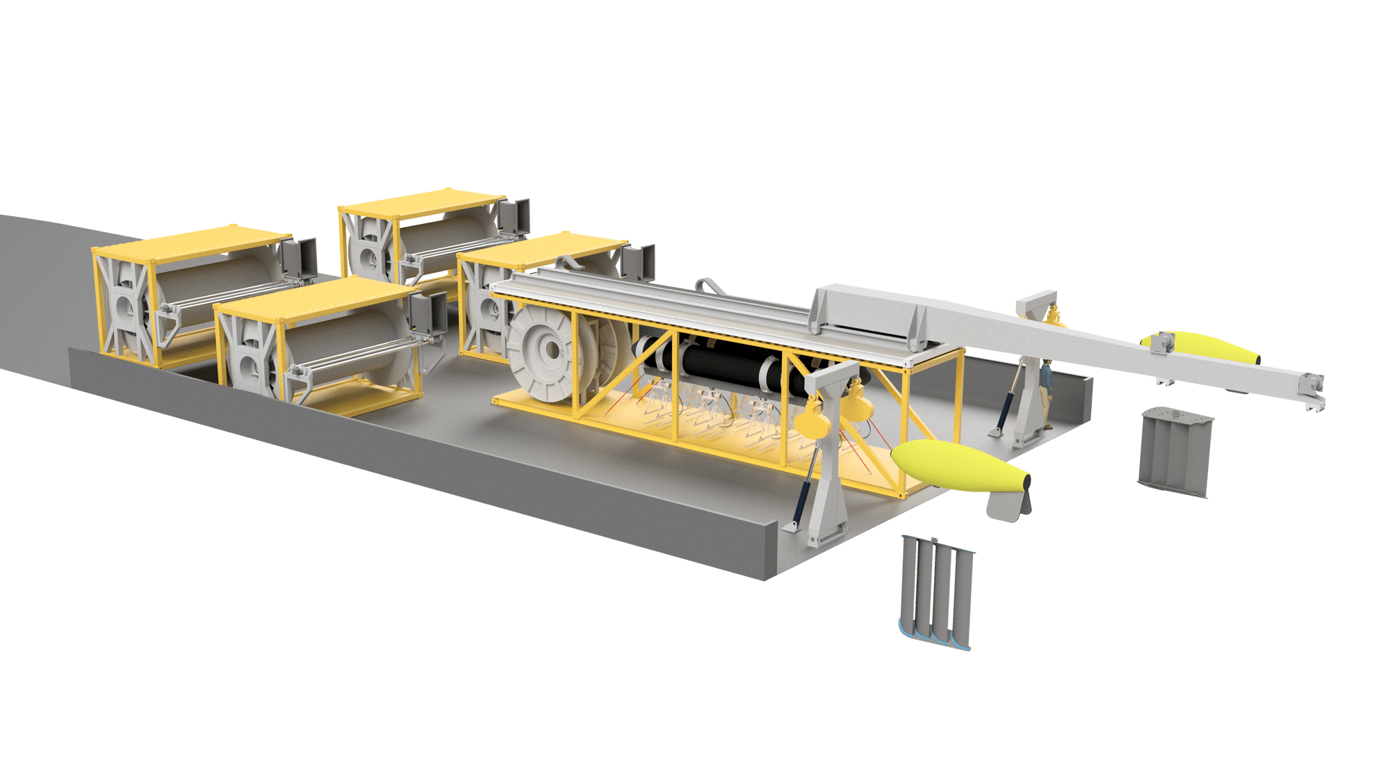 Marine seismic operations - Handling Solutions - Ulmatec