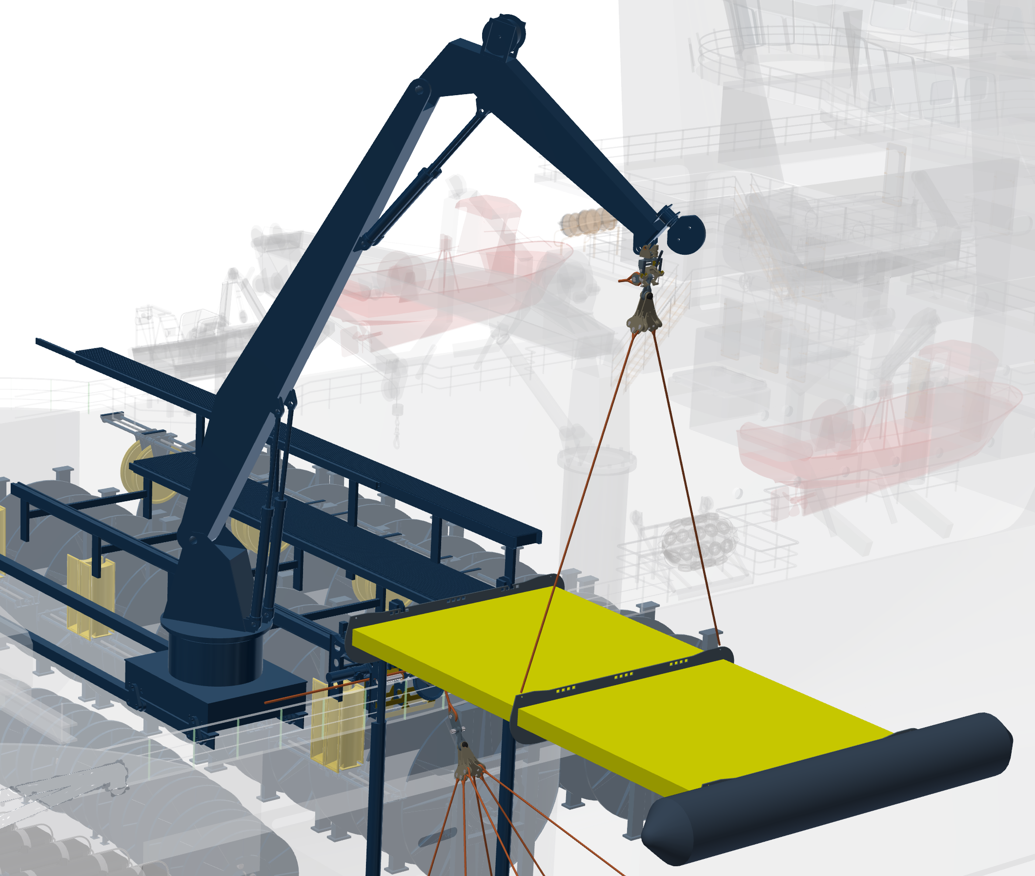 Deflector Handling - Marine seismic operations - Ulmatec