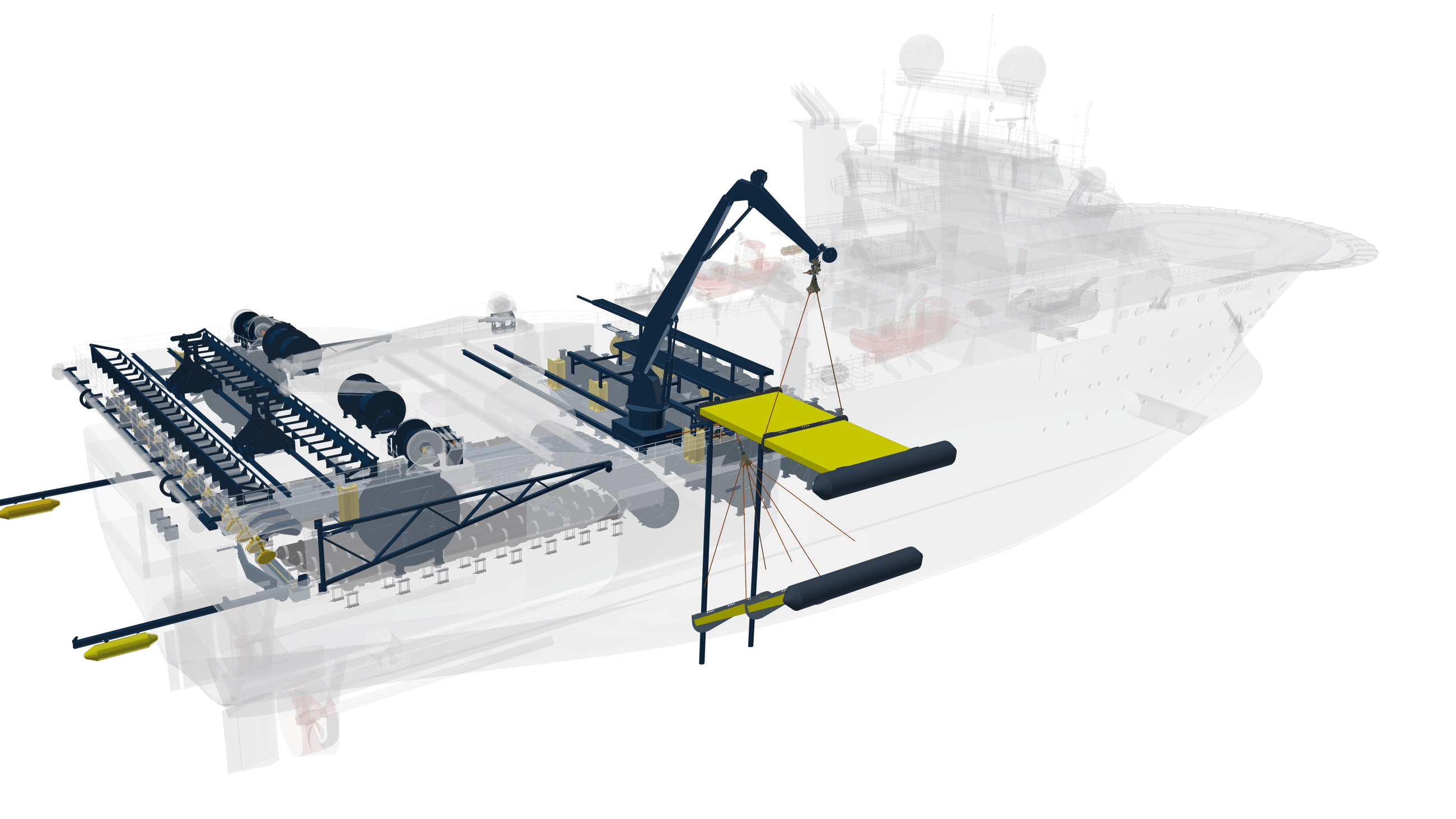 Marine seismic operations - Handling Solutions - Ulmatec