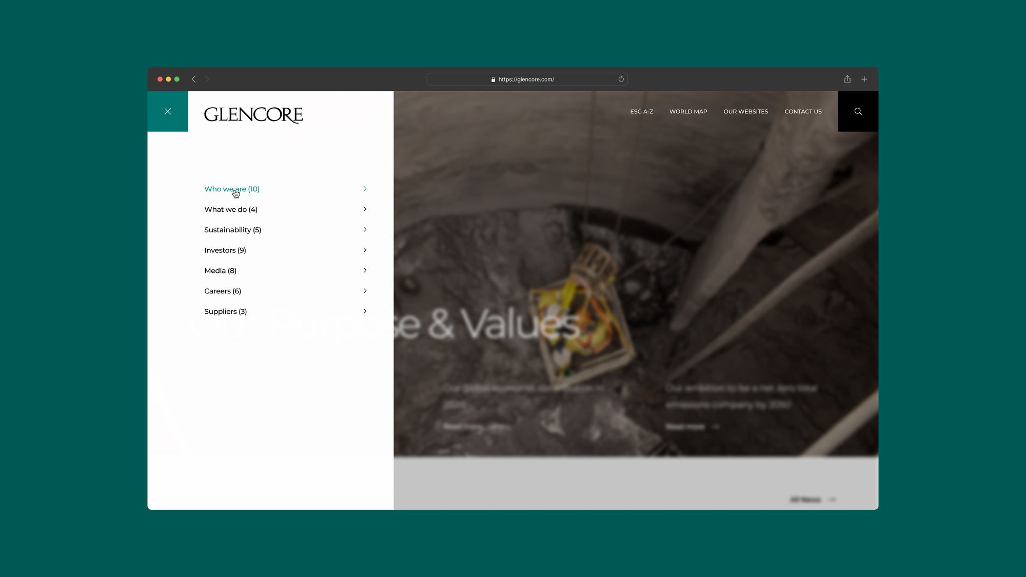 Glencore: Brand transformation through digital - Parallax