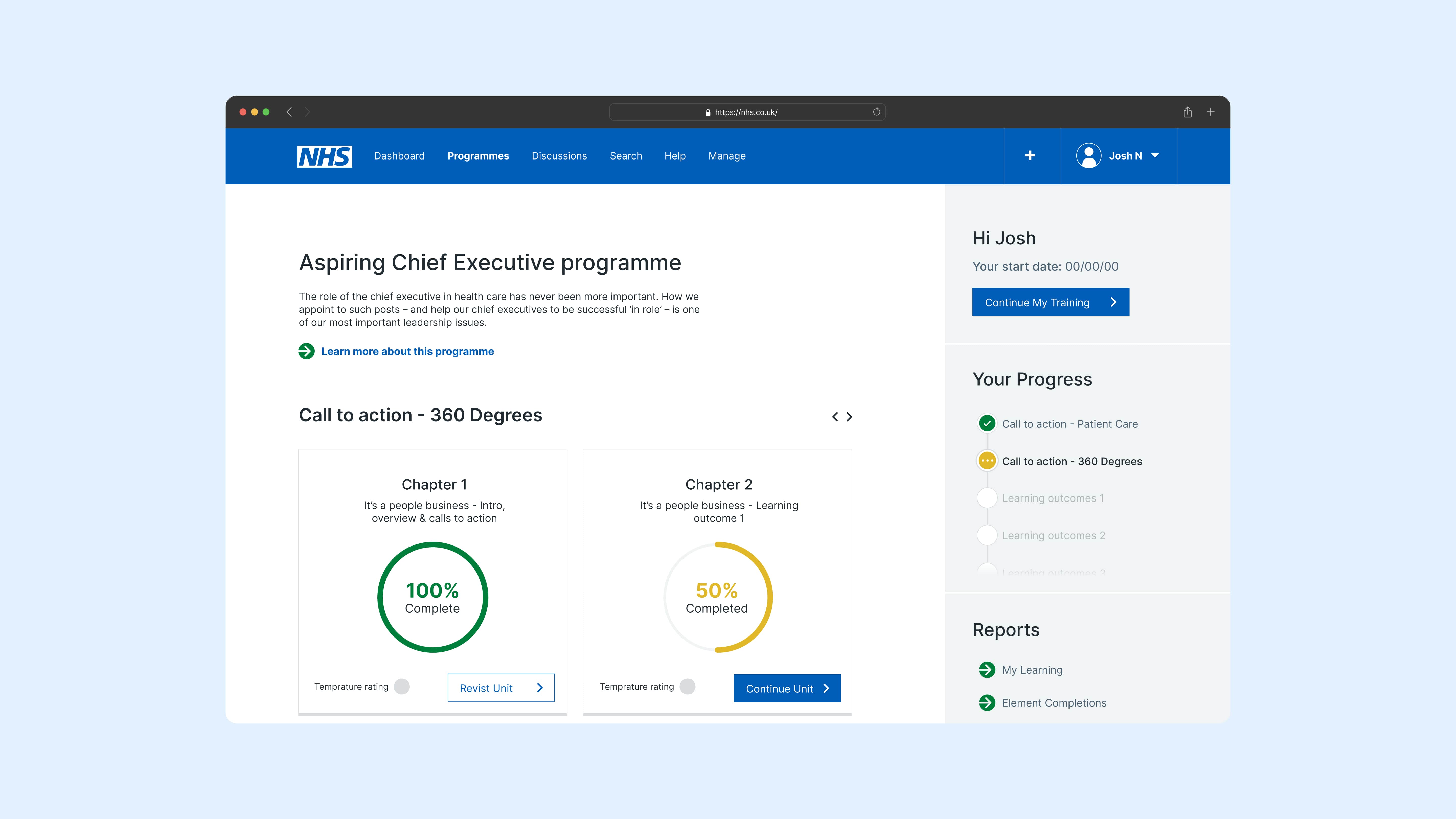 Building innovative learning products for the NHS - Parallax