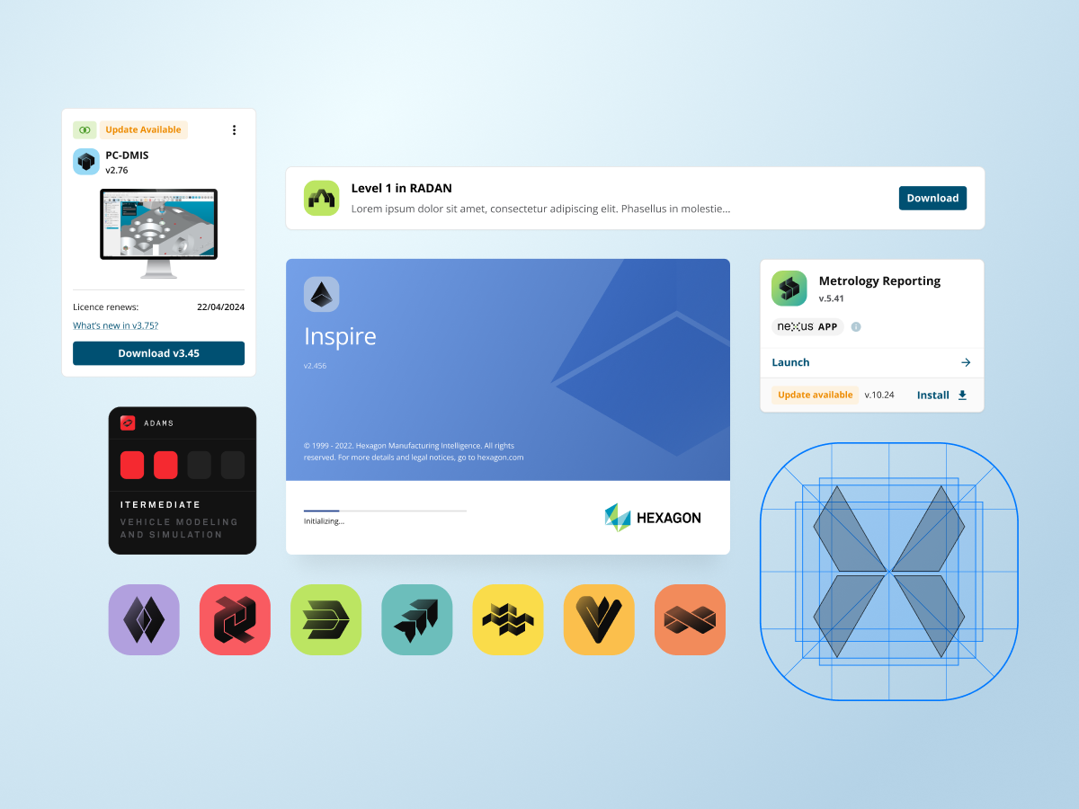 Hexagon Software Branding and Launch - Parallax