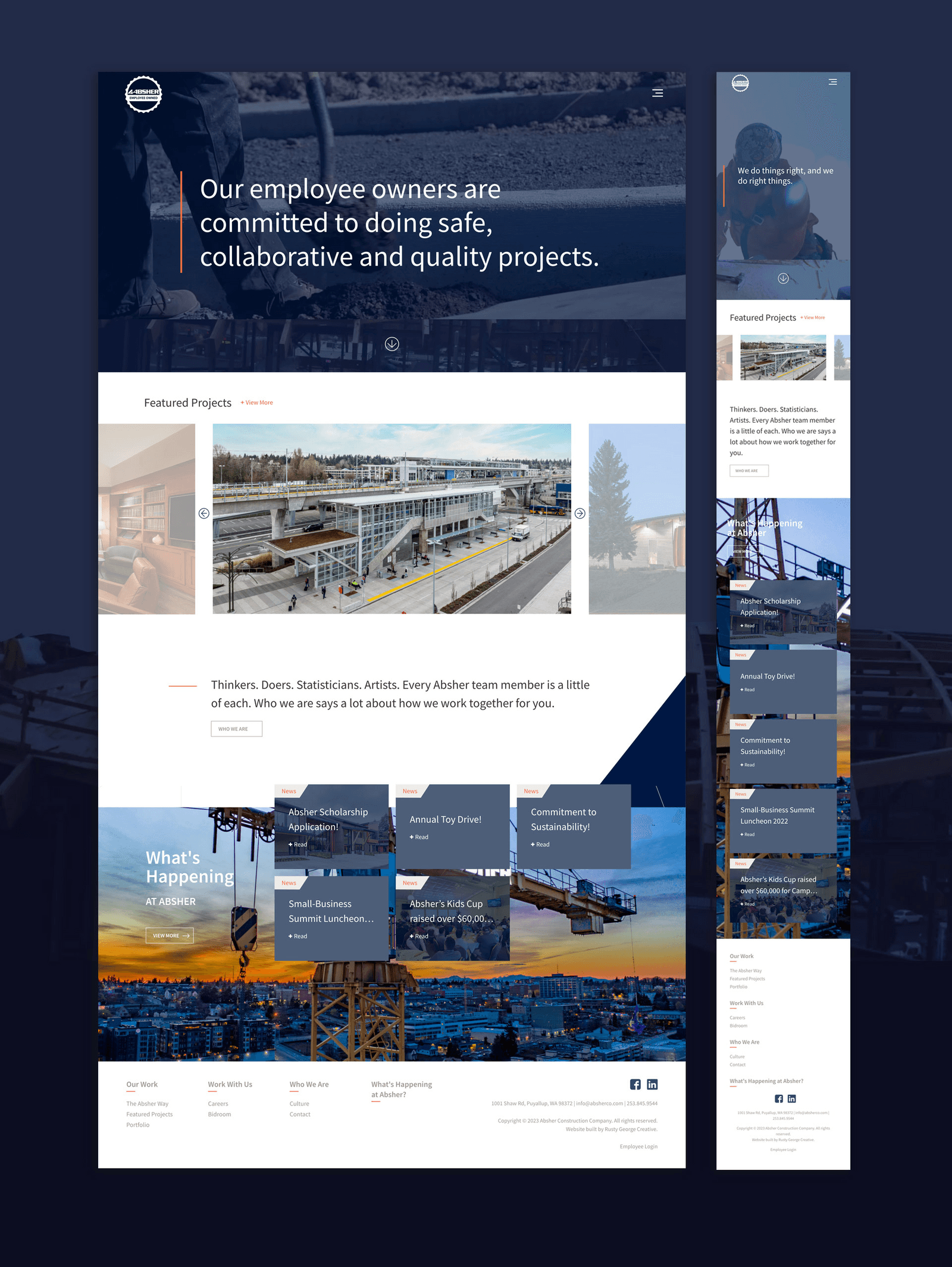 Absher Construction | Website Design & Marketing