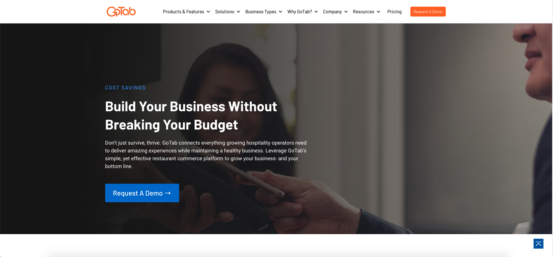 Affordable POS for Restaurants | GoTab