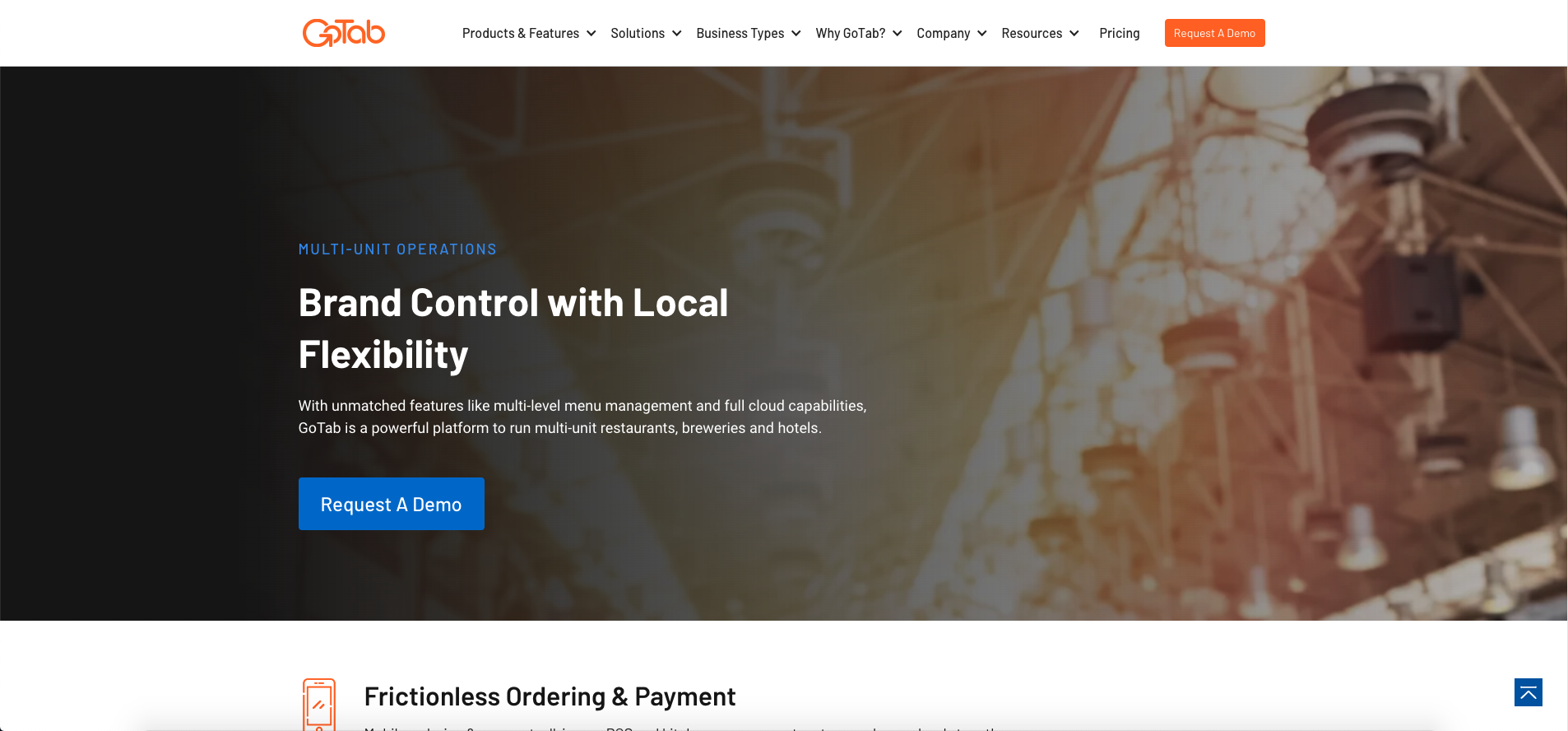 Multi-Unit Restaurant POS | GoTab