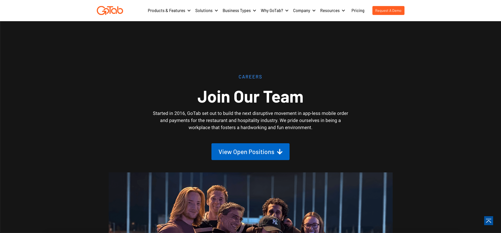 Careers at GoTab | GoTab