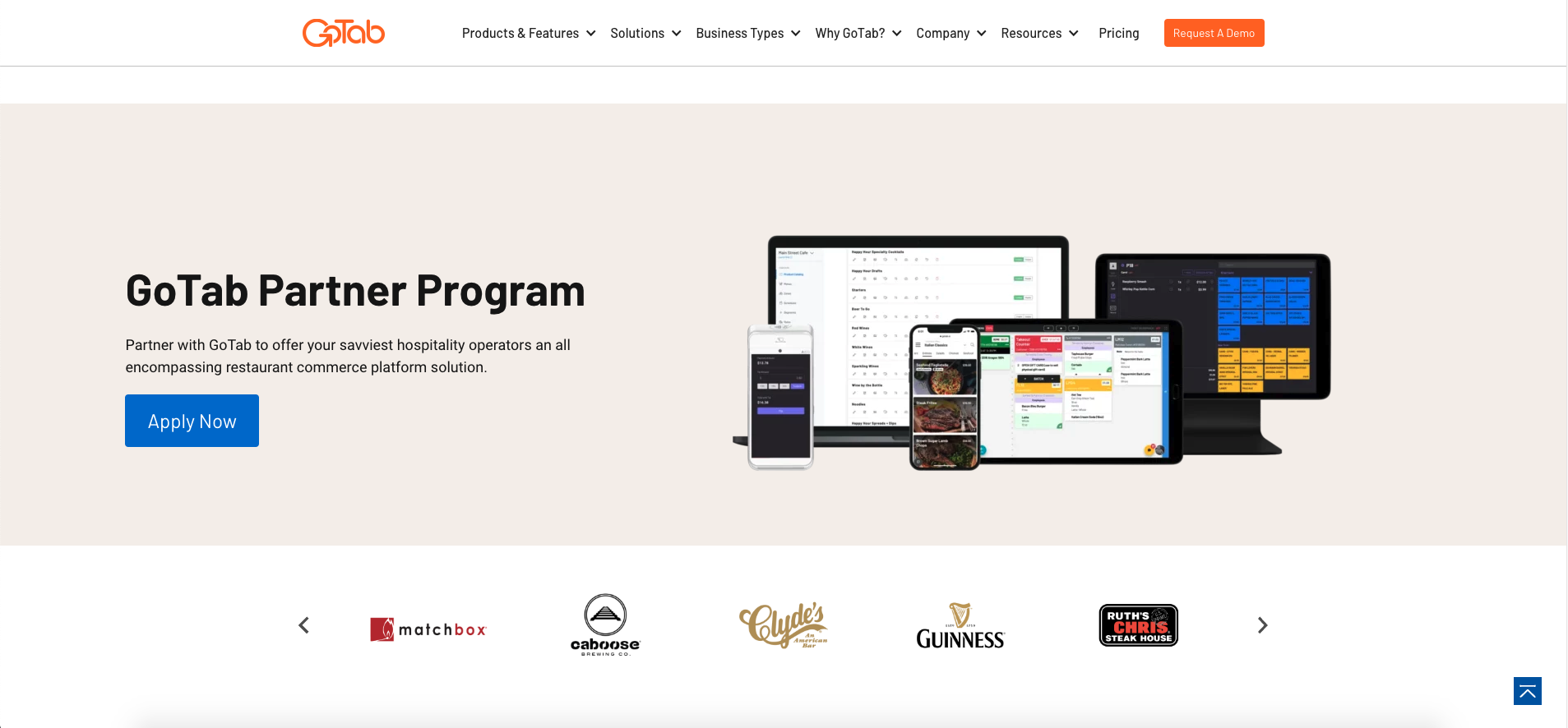 Gotab Partner Program | GoTab
