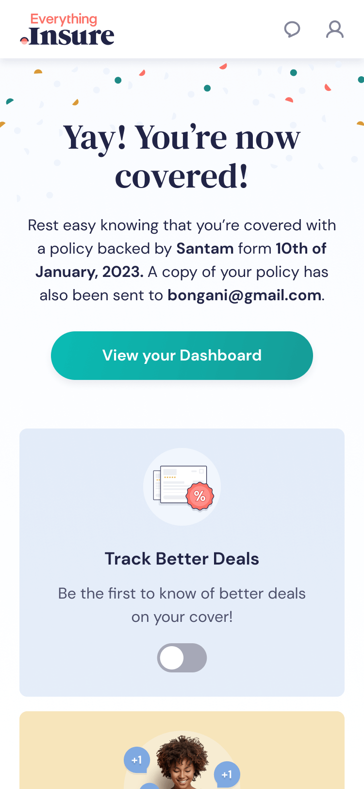 Everything.Insure Web App Design | Now Boarding Digital