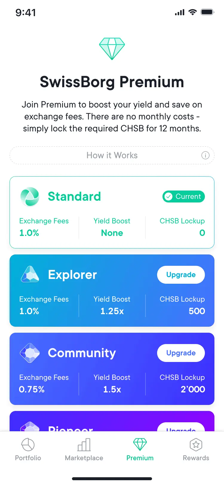 SwissBorg App Design | Now Boarding Digital