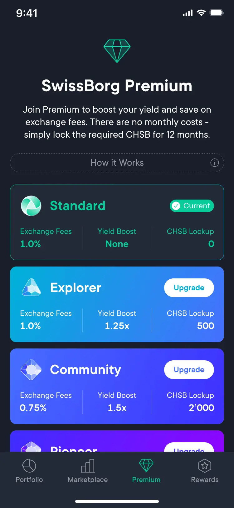 SwissBorg App Design | Now Boarding Digital