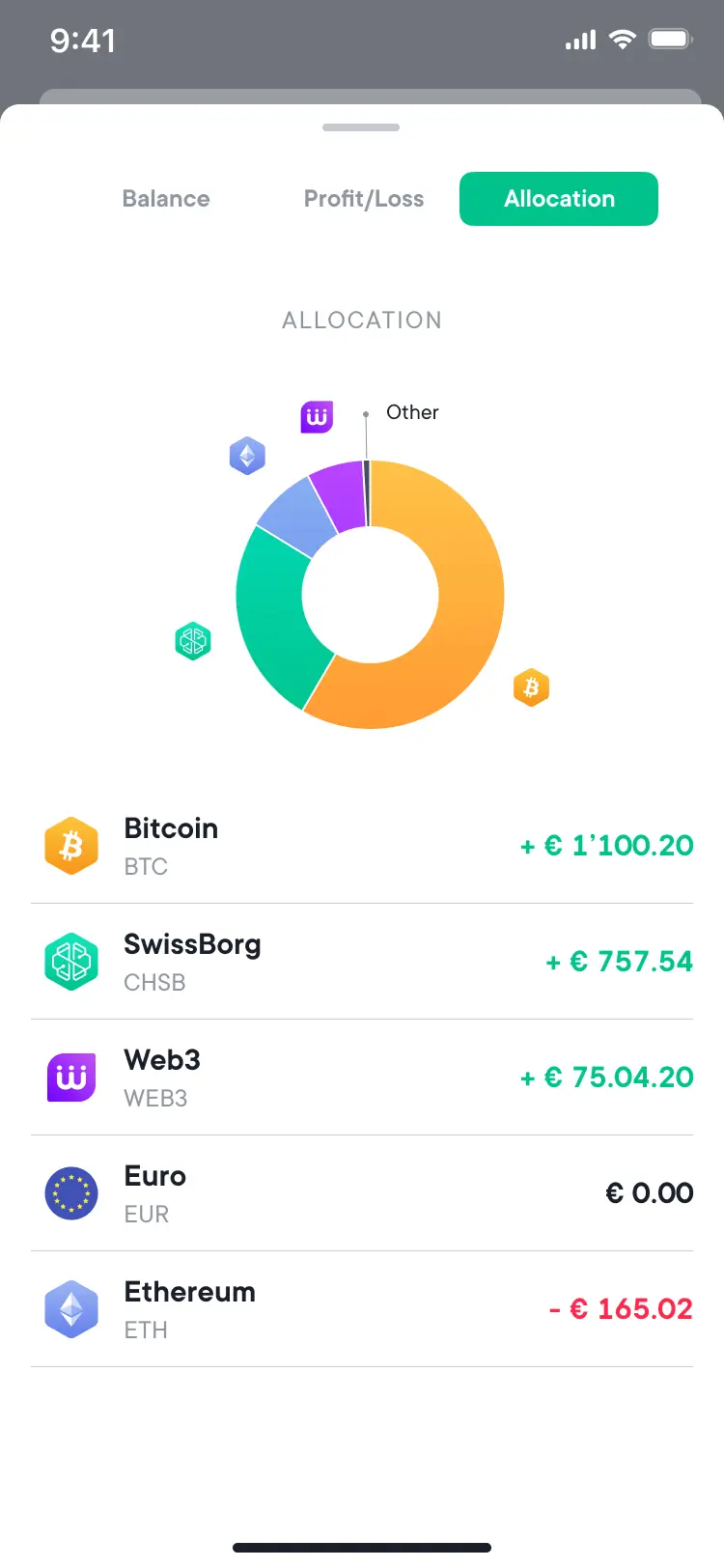 SwissBorg App Design | Now Boarding Digital