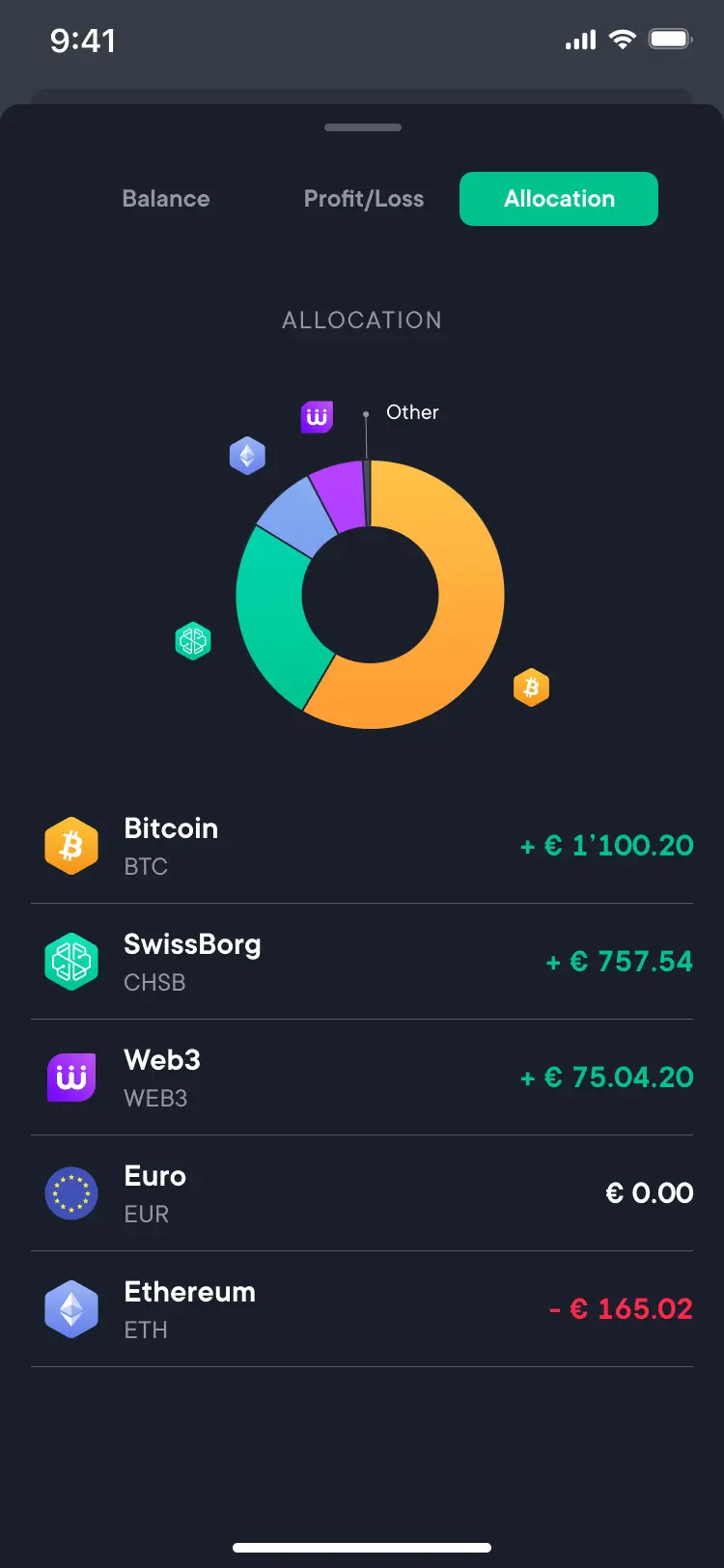 SwissBorg App Design | Now Boarding Digital