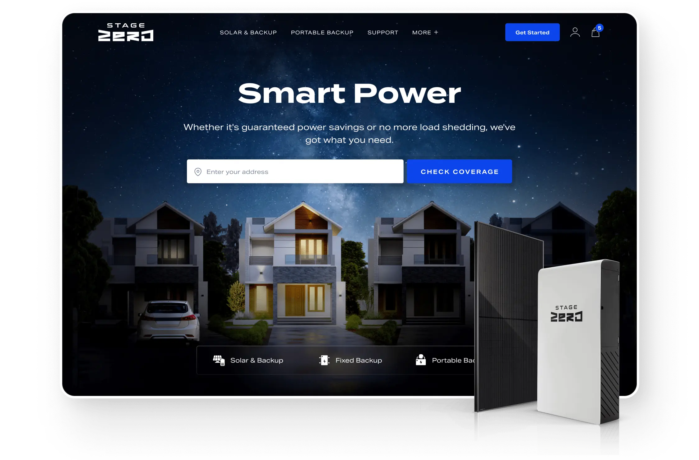 Stage Zero Web App and Website Design | Now Boarding Digital