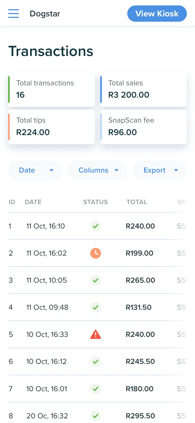 SnapScan Web App Design | Now Boarding Digital