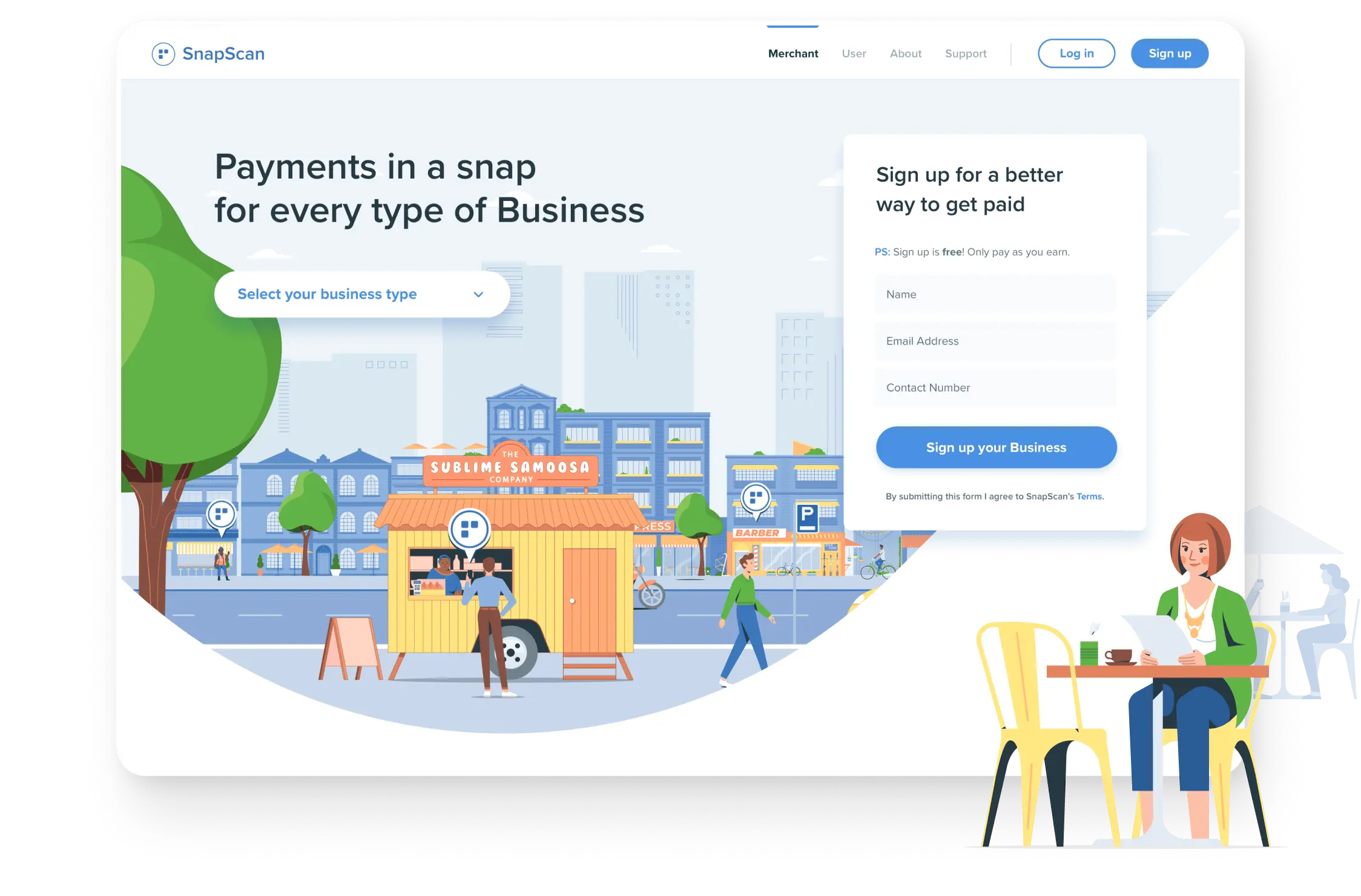 SnapScan Web App Design | Now Boarding Digital