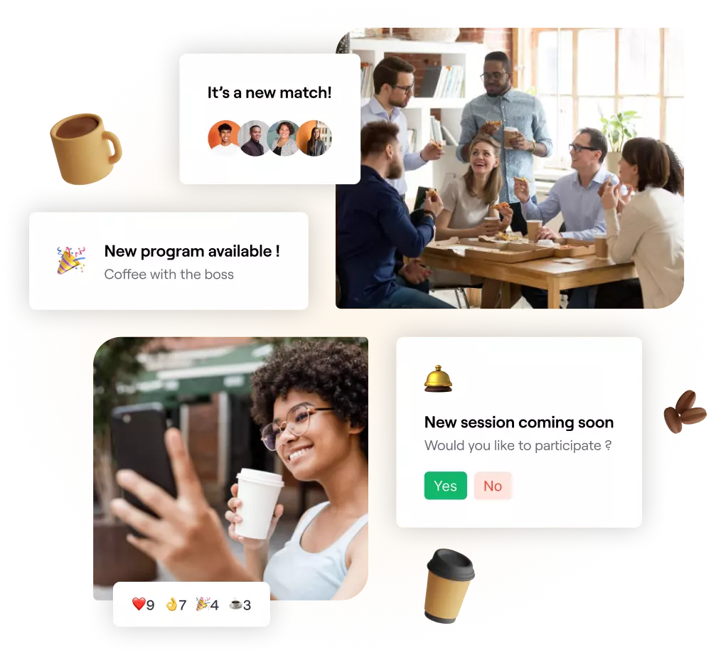 RandomCoffee | Boost your people engagement with strong rituals