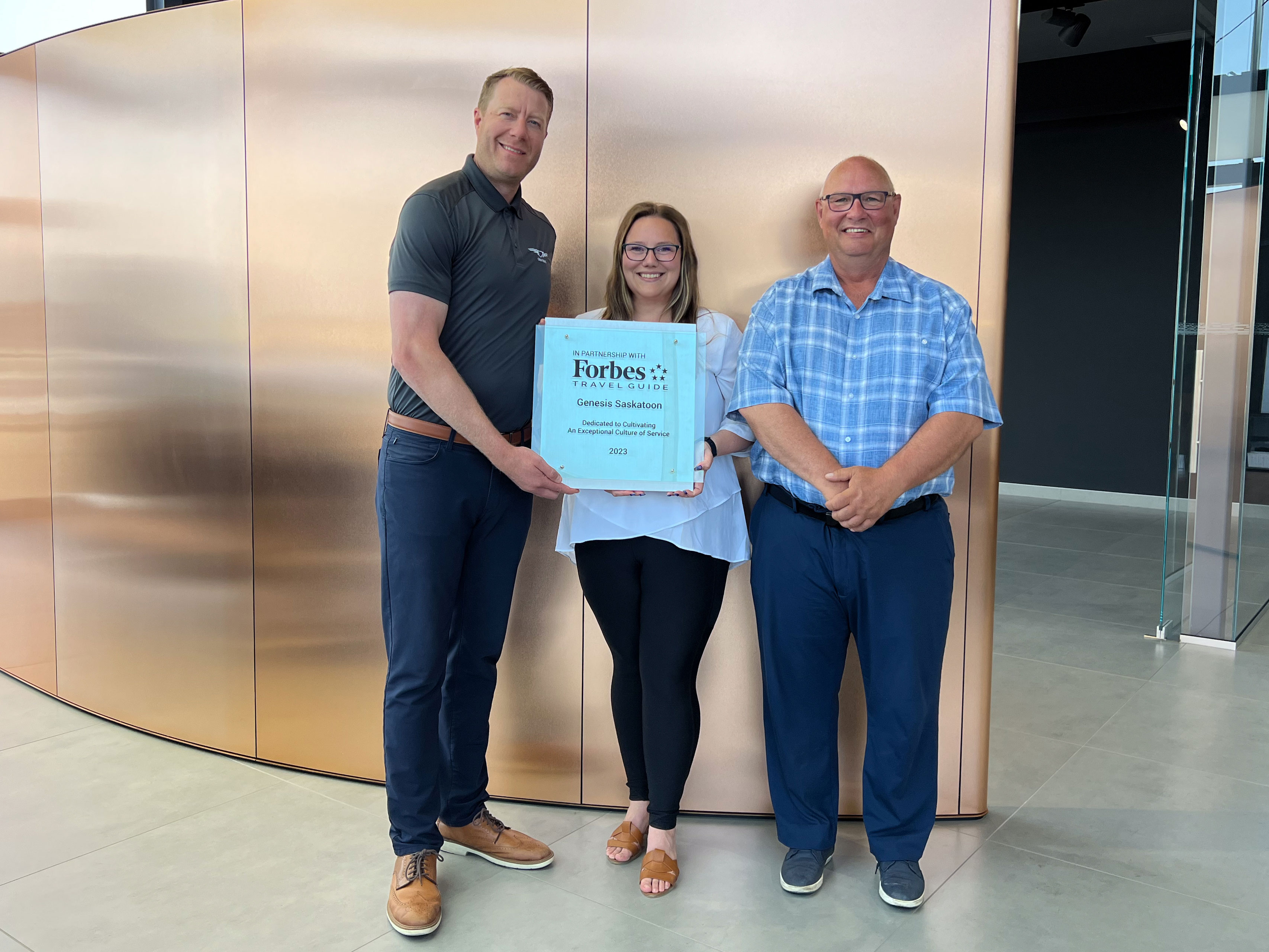 Forbes Travel Guide Award | Genesis Saskatoon