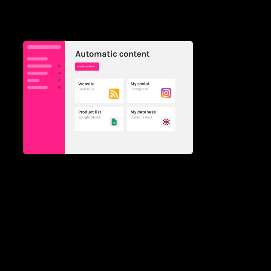 Automatic features for displays | Livesignage
