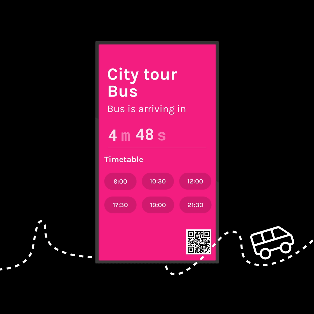 Automatic features for displays | Livesignage