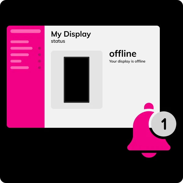 Automatic features for displays | Livesignage