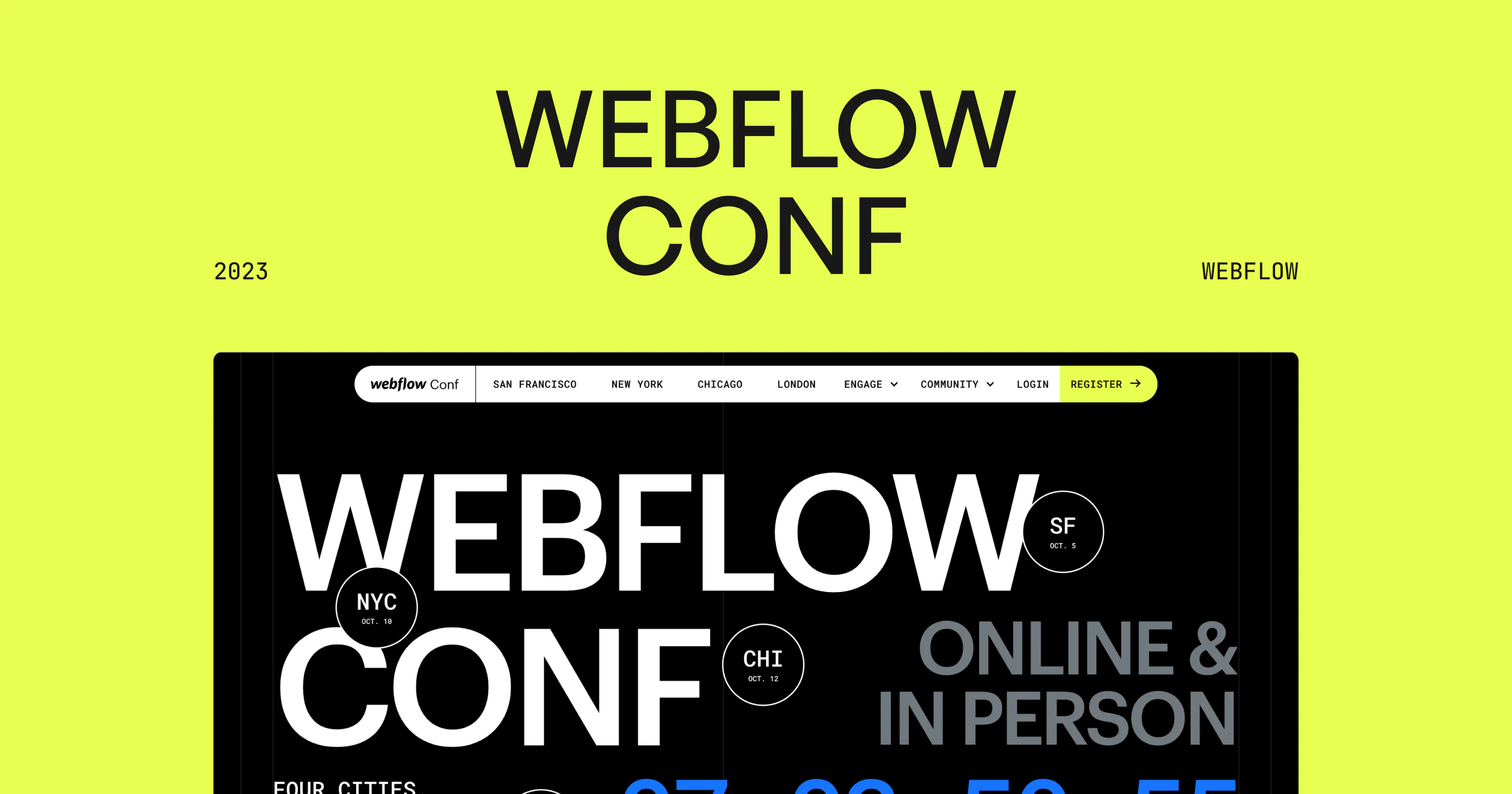 Webflow Conf [Work] — Corey Moen