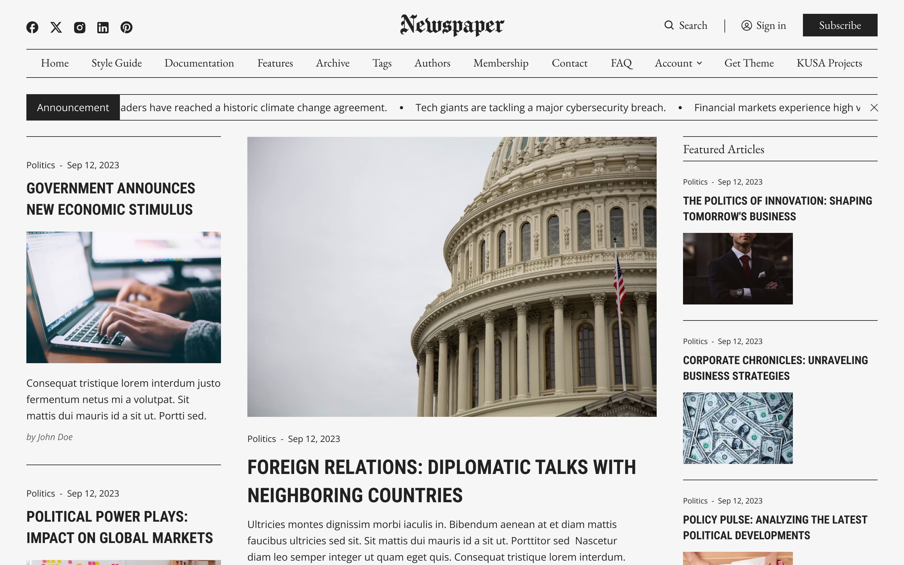 KUSA Projects | Newspaper