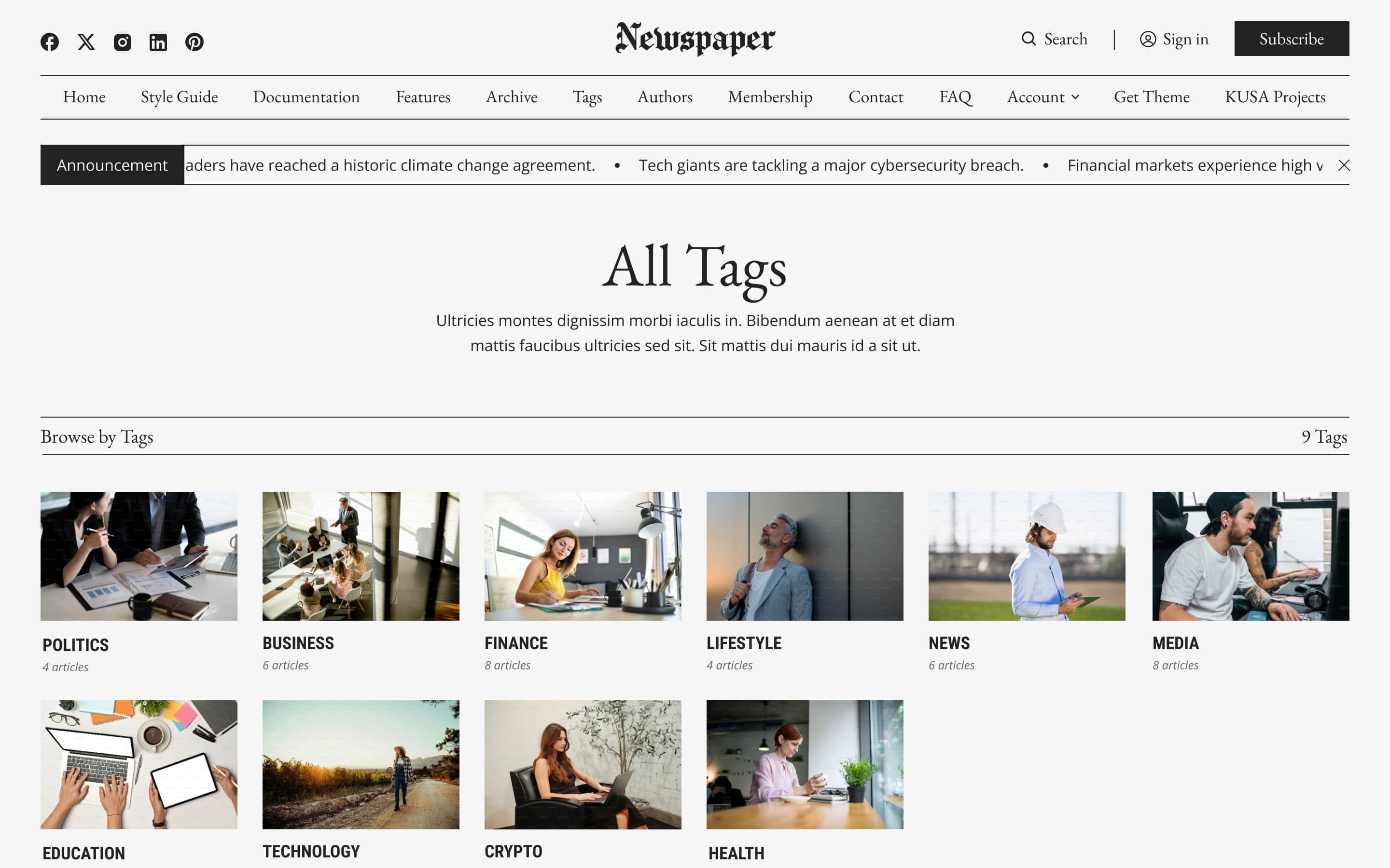 KUSA Projects | Newspaper