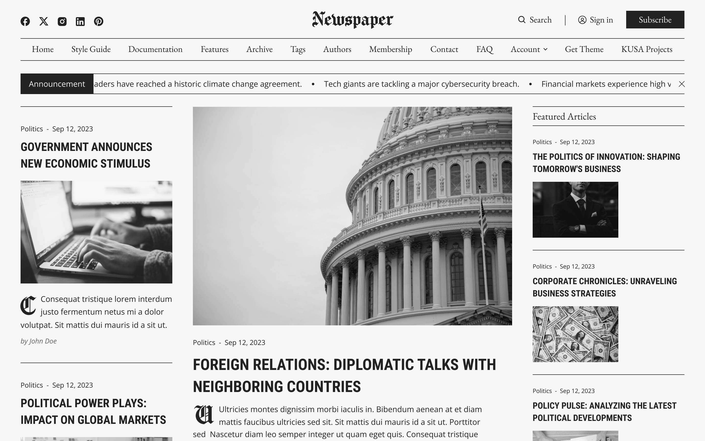 KUSA Projects | Newspaper