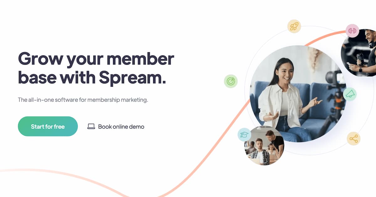 Spream - All-in-one software for membership marketing.