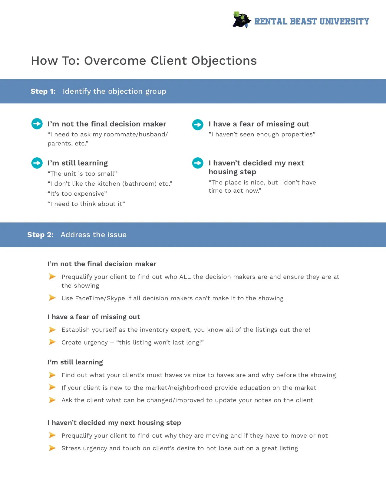 4 Common Client Objections (and how to Solve Them!)