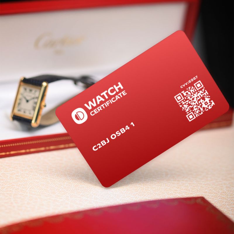 Watch Certificate™ : Certificato di autenticità per gli orologi