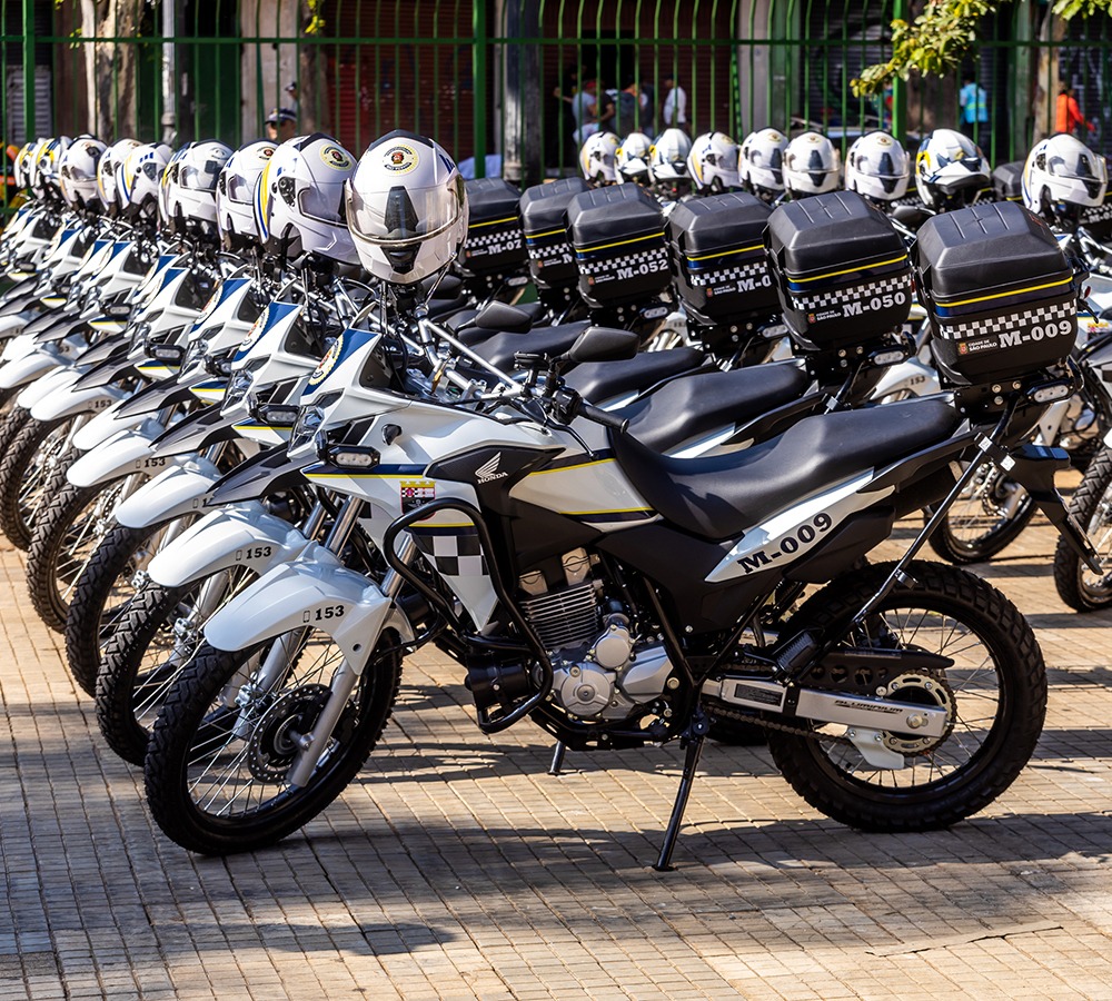 Guarda Civil Metropolitana recebe 116 novas motos