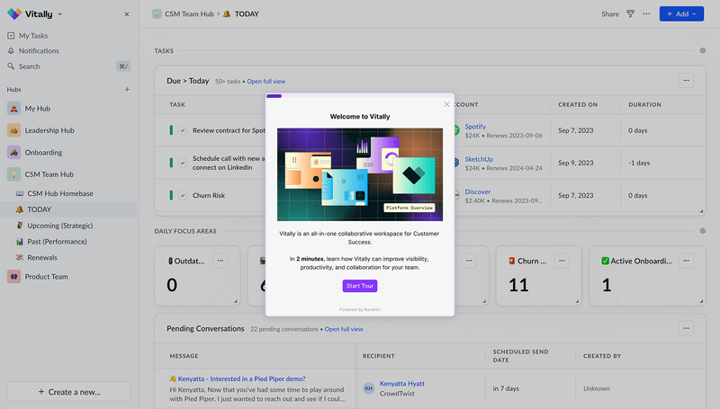 Vitally Platform Tour
