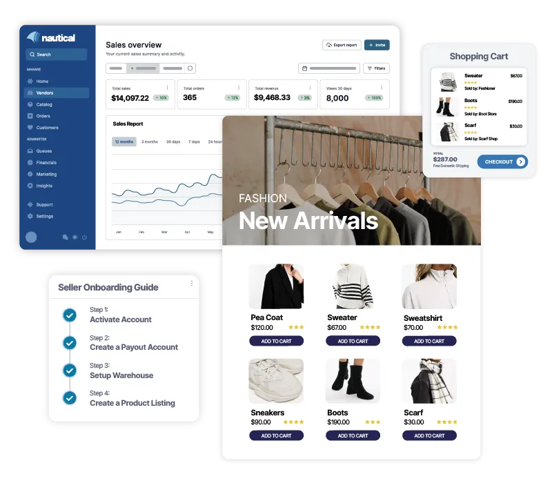 Launch Your Marketplace in Less Time | Nautical Commerce