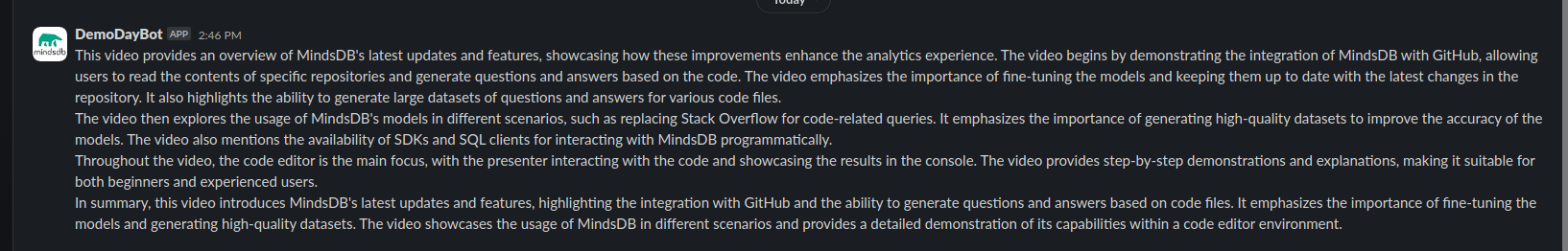 Build a Powerful Video Summarization Tool with Twelve Labs, MindsDB, and Slack