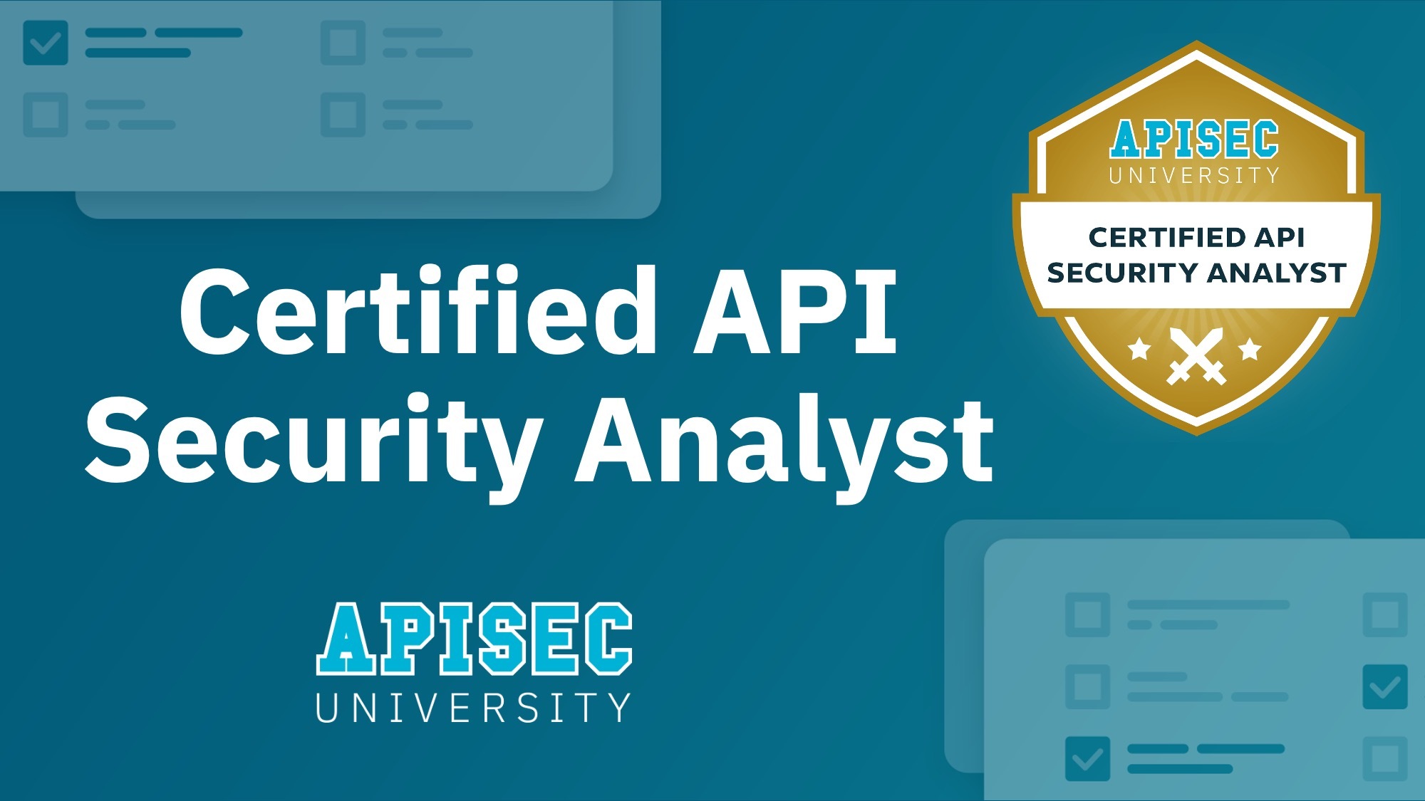 Certified API Security Analyst Exam