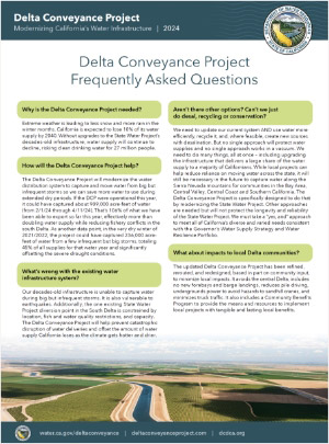 About the Delta Conveyance Project