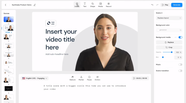 Synthesia Review: Pros & Cons of the AI Video Generator [2024]