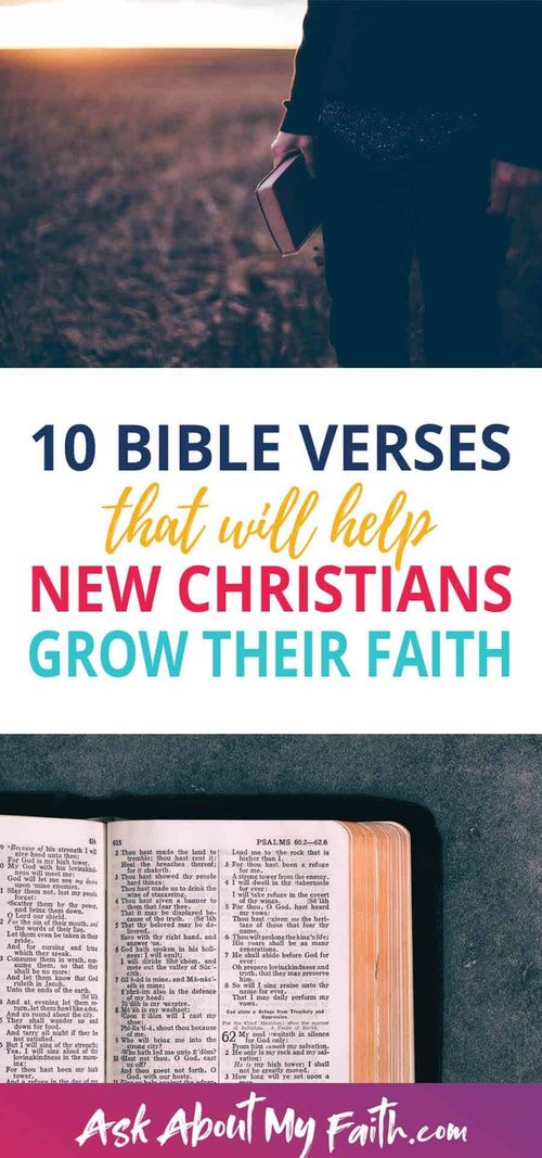 10 Bible Verses Every New Christian Should Know | Ask About My Faith