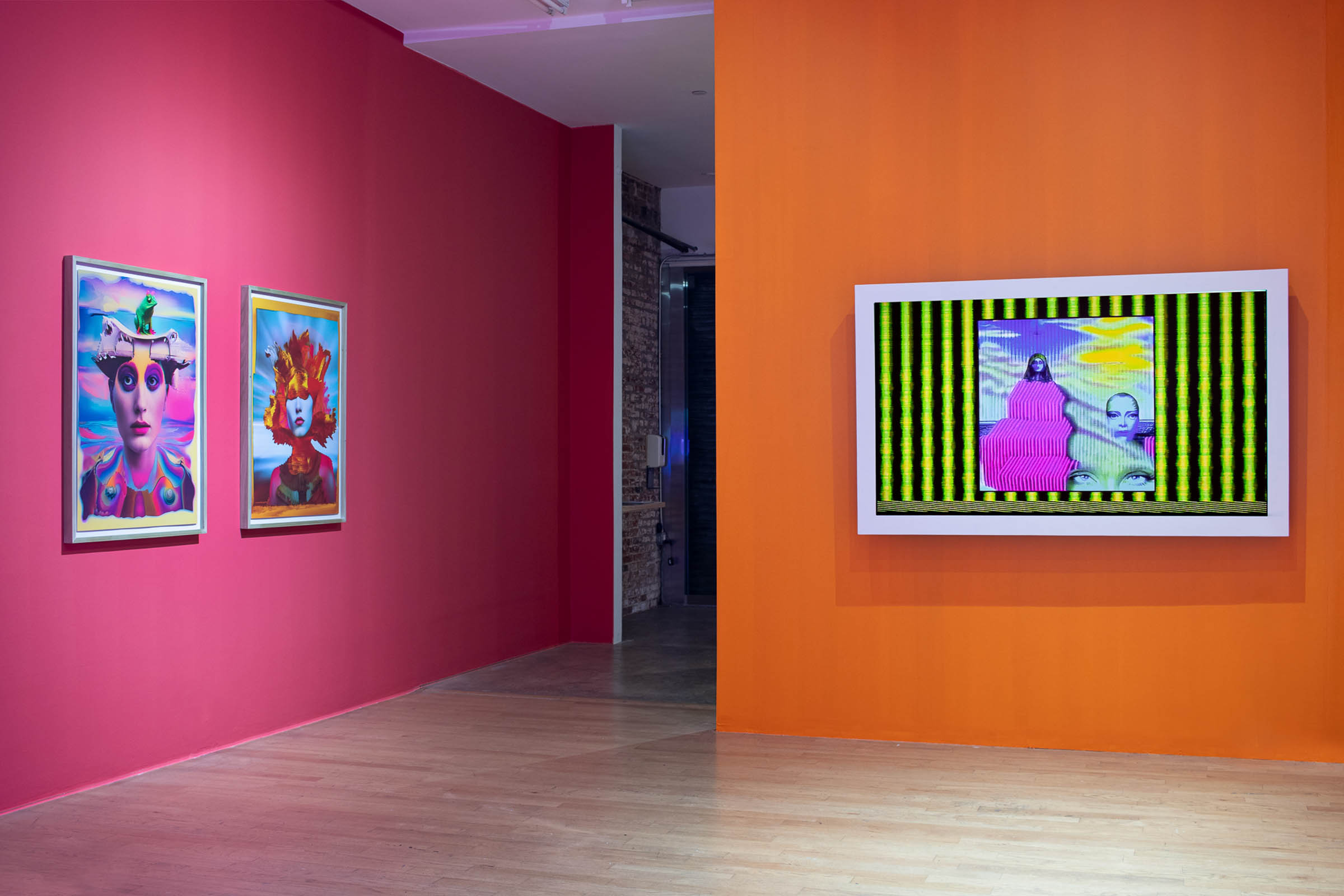 Ellie Pritts' solo exhibition 'In the Screen I am Everything' at Bitforms NYC – Brooklyn Editions