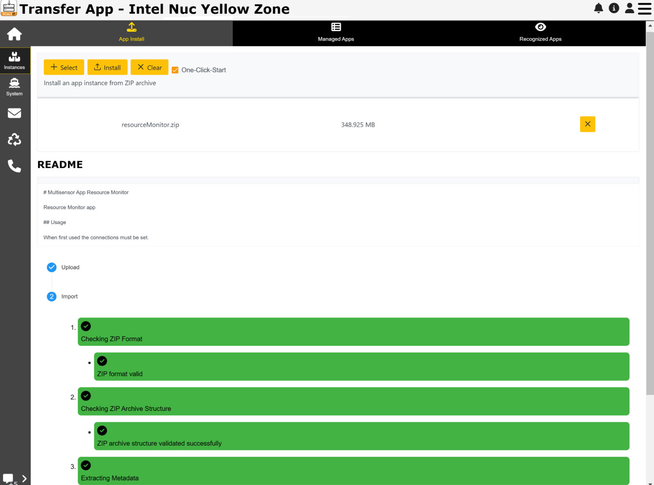 Transfer App - Components - FabOS