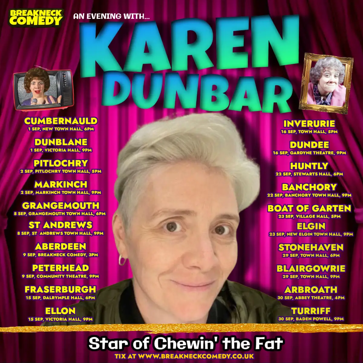 Karen Dunbar, Live in Stonehaven | Breakneck Comedy Club