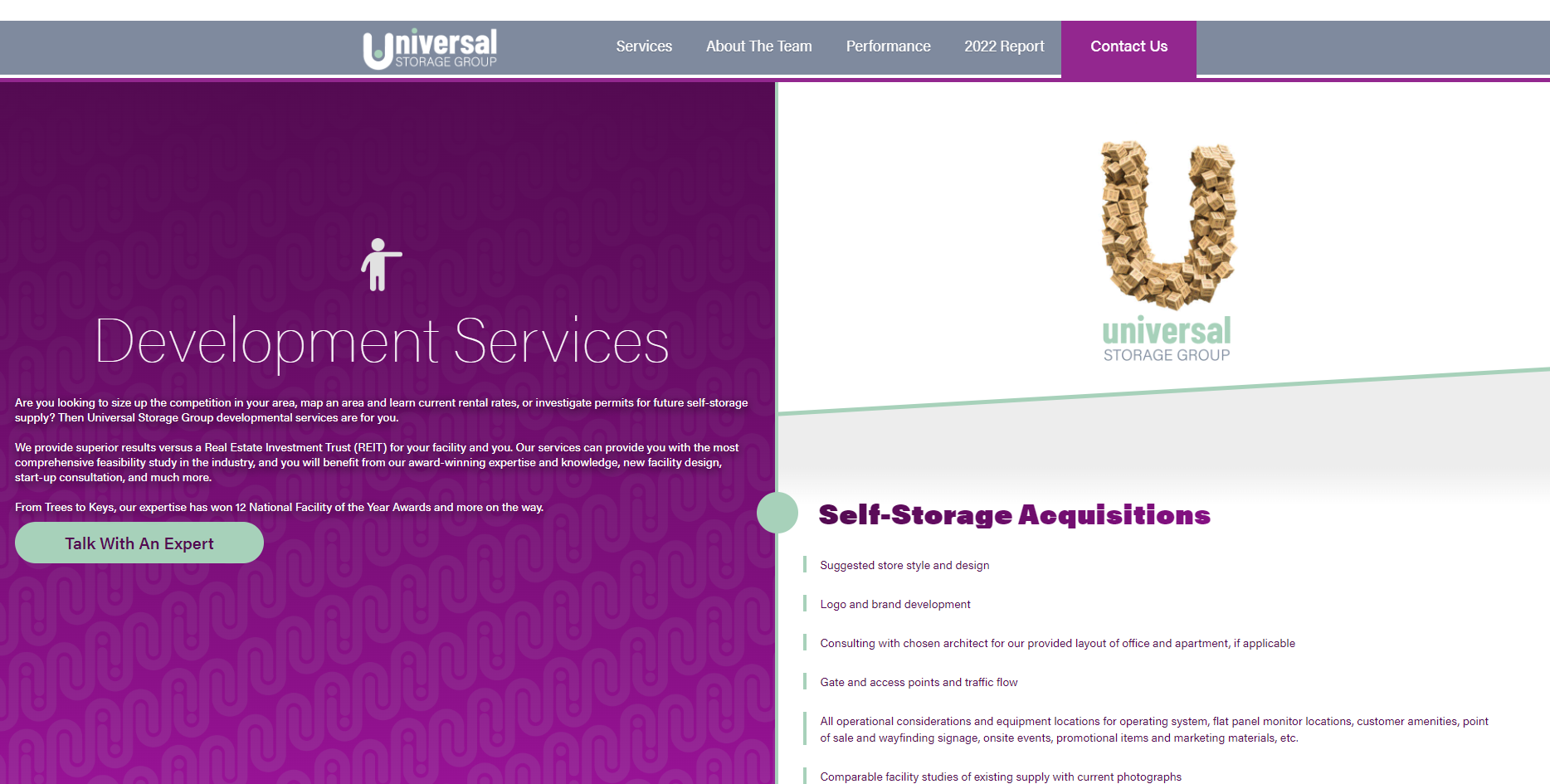 Self Storage Development Services | Universal Storage Group
